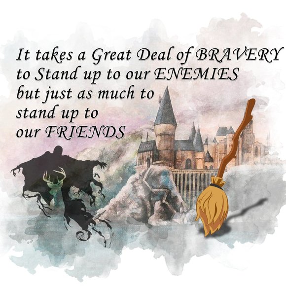 Harry Potter Watercolor | Wall Decor | Harry Potter Quotes Watercolor ...